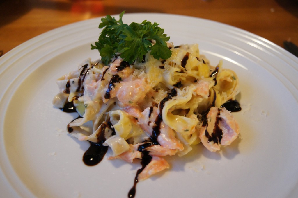 Kremet Pasta med Laks og Persille | MariannMat